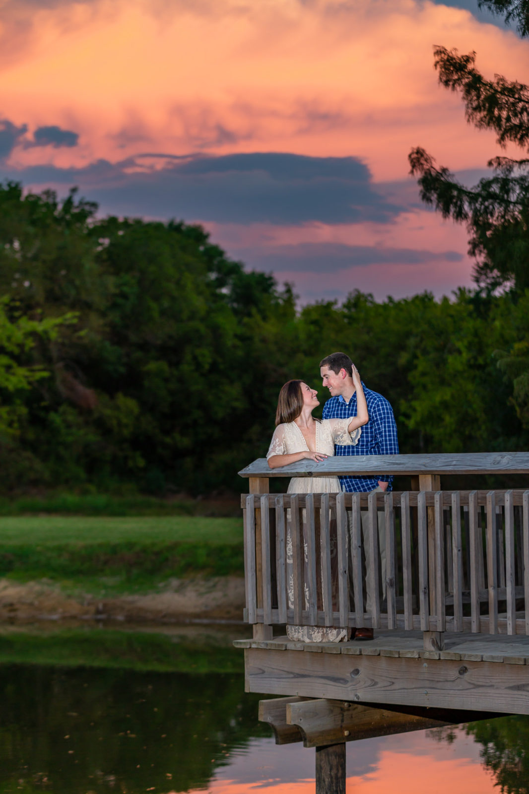 Colleyville Nature Center Engagement Photos